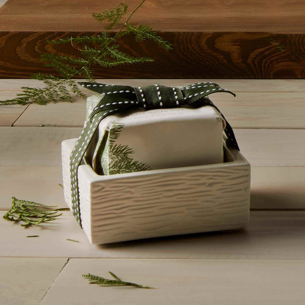 Frasier Fir Bar Soap & Dish Set – LeiMarie Limited